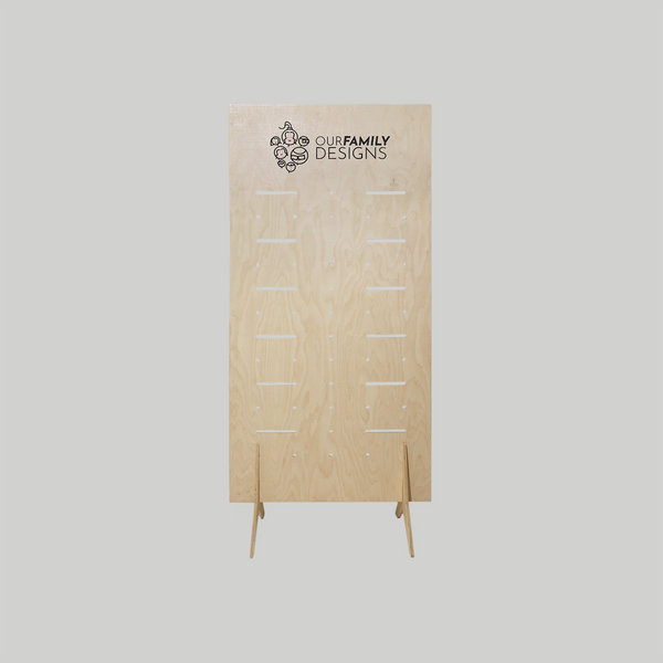 Flat-pack Pegboard Display – Our Family Designs